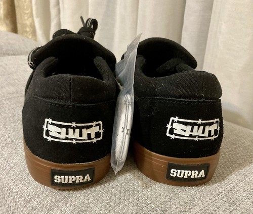 Supra X Shut Nyc black gum Skateboard shoes box size 11 men new without ...