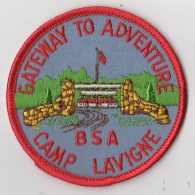 Camp Lavigne Gateway To Adventure BSA Patch RED Bdr. [CA4107] | eBay