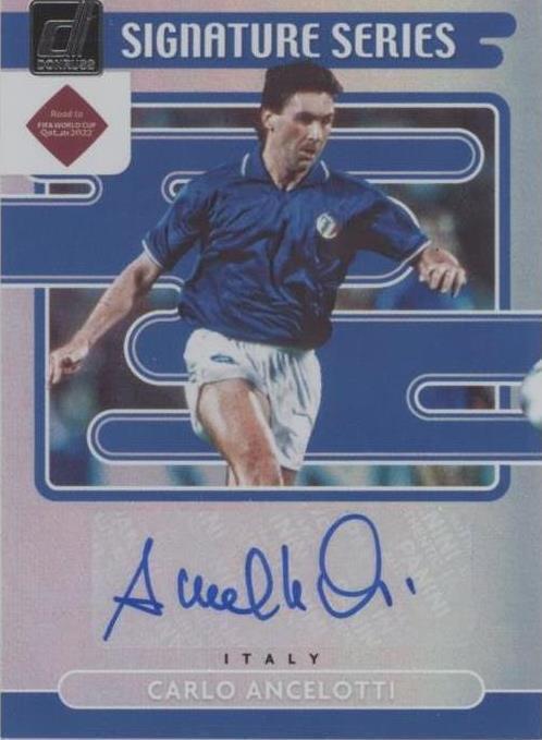 2021-22 Panini Donruss Road to Qatar - Signature Series Carlo Ancelotti ...