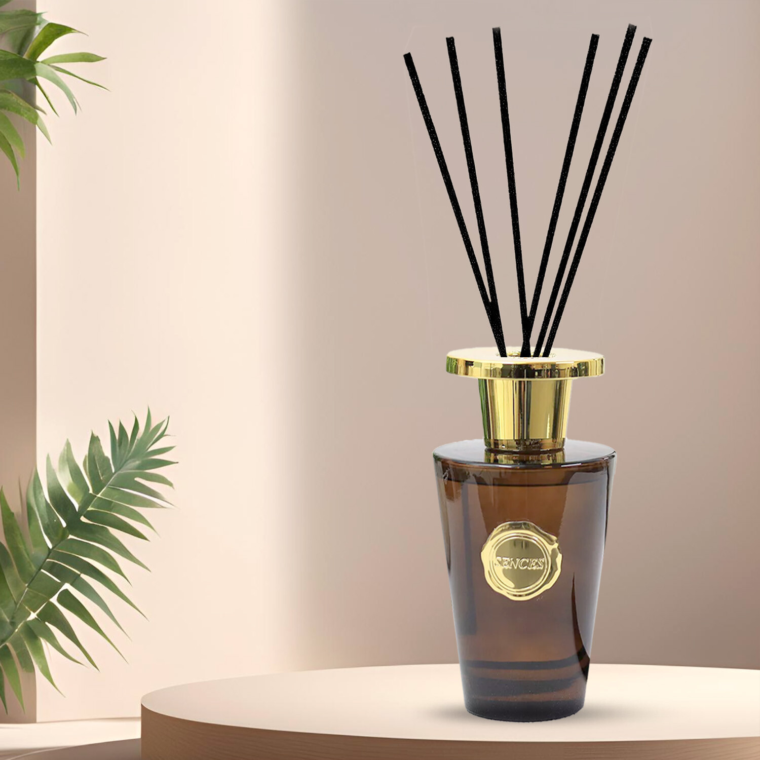Baltus Reed Diffuser 300ml Scented Wick Fragrance Ombre Leather ...
