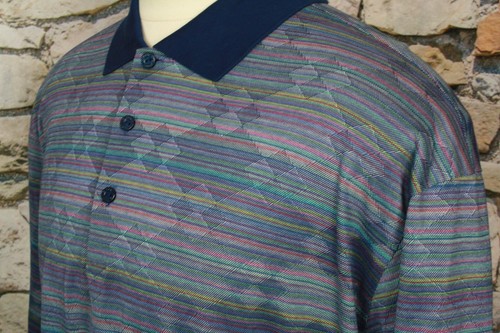 BUGATCHI UOMO New Men's Polo Golf Shirt Exquisite Jacquard Egyptian ...