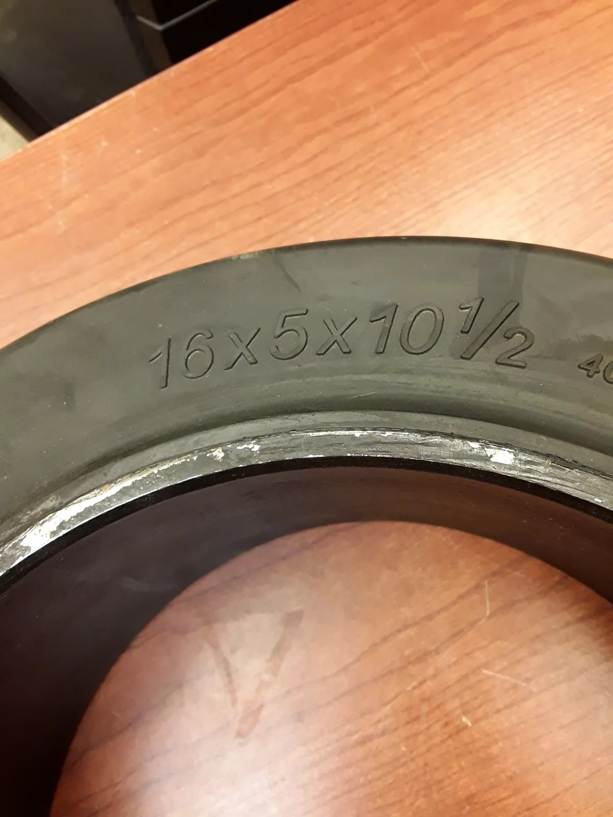 Rhino Rubber 16 x 5 x 10.5, 16x5x10.5 Black Smooth Tire | eBay