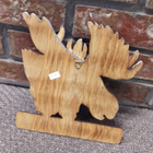 Alaska Moose Plaque - Layered Wood 3D on moose head & antlers - ships ...