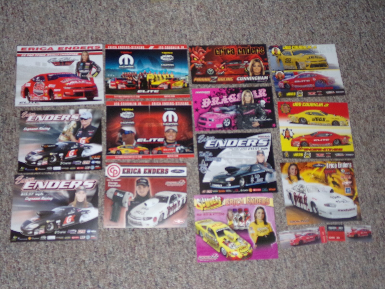 (15) Ercia Enders Pro Stock NHRA Handout, postcards | eBay