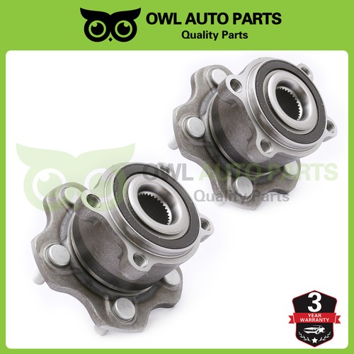 2 Rear Wheel Bearing Hub Assembly Left Right Set Fit G35 G37 EX35 M56 ...