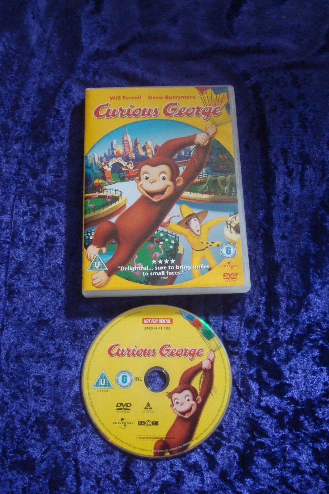 DVD Curious George FERRELL BARRYMORE CLASSIC ANIMATED NAUGHTY MONKEY | eBay