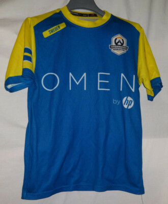 2017 OVERWATCH WORLD CUP Omen HP Team Sweden Jersey Sz Small | eBay