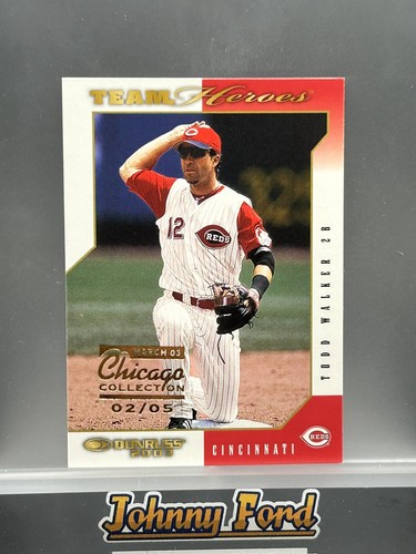 2003 Donruss Chicago Collection Team Heroes #150 Todd Walker 2/5 | eBay