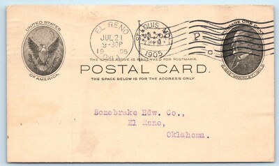 POSTCARD Cahill Swift Mfg Co 1905 Receipt Bonebrake Hardware Co | eBay