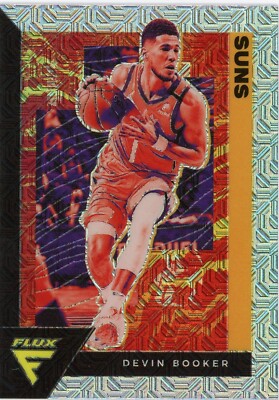 2020-21 Panini Flux Devin Booker Silver Pulsar Prizm Card #140 SP ...