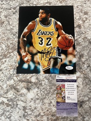 Magic Johnson HOF Signed Photo JSA Cert | eBay