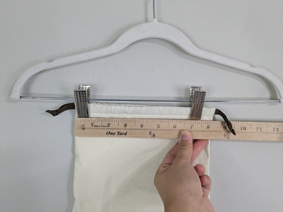 St. John Dust Bag 8x8 Beige Drawstring | eBay