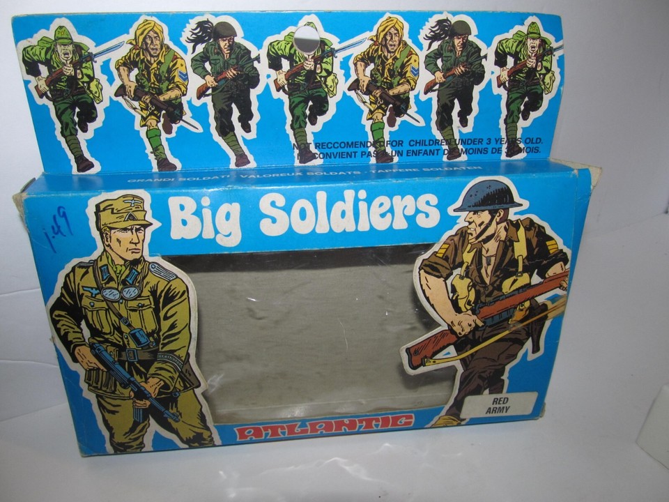 Atlantic Big Soldiers Russian Red Army WWII Toy Soldiers In Original ...