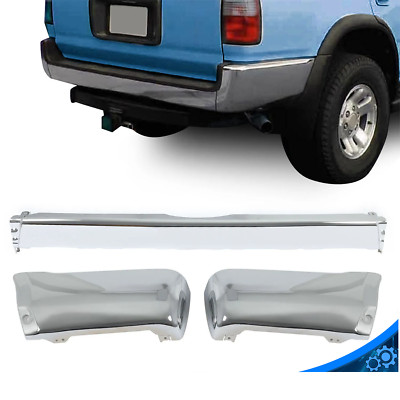 Step Bumper For Toyota 4Runner 1996-2002 Rear Chrome Steel with Bumper ...