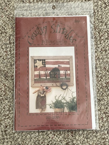 Country Stitches Pattern Collection #268 OLD GLORY Annie Doll & Flag ...