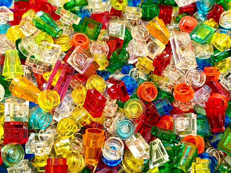 LEGO TRANSPARENT TRANSLUCENT PIECES - RANDOM SELECTION, CHOOSE COLOR ...