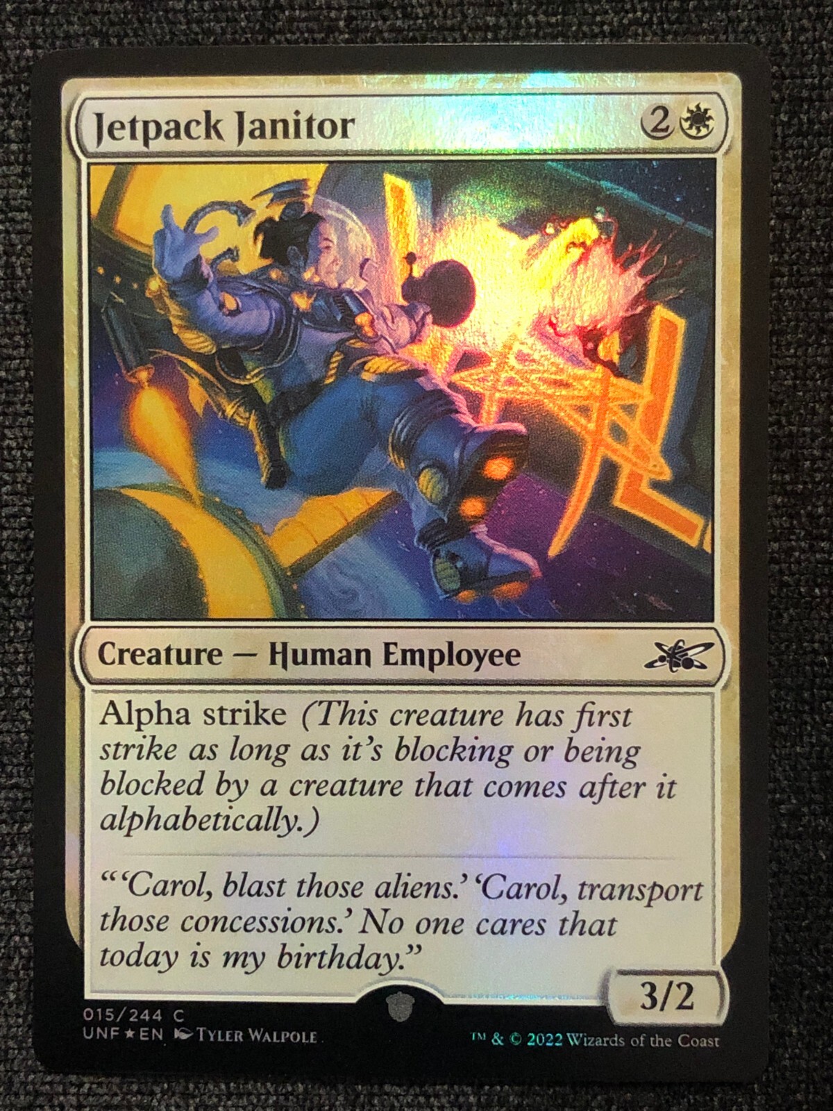 [ MTG ] Jetpack Janitor - Foil - Unfinity - NM | eBay