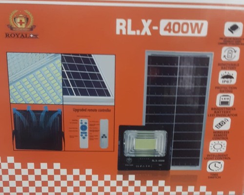 Faro Energia Solare Royal RL.X-400W con Telecomando 6500K IP67 Pannello ...