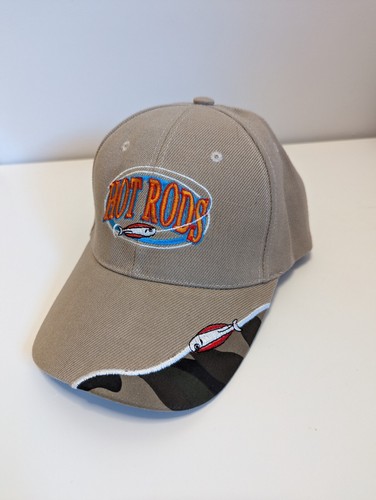 Hot Rods Licensed To Reel Adjustable Hat Embroidered Fishing Camo ...