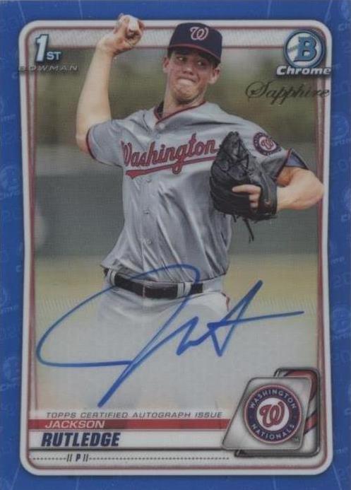 2020 Bowman Chrome Sapphire Edition - Prospect Autographs Jackson ...