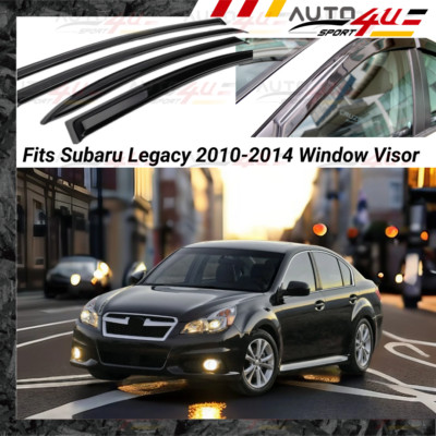 For Subaru Legacy 10-14 Window Visors Vent Sun Rain Wind Guards Wind ...