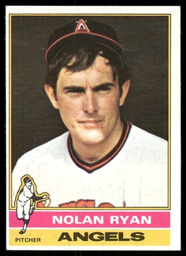 CRISP NM OC NOLAN RYAN HOF 1976 TOPPS #330 UNCREASED SHARP OFF-CENTER ...