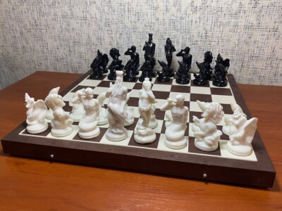 Very Rare Plastic Vintage Soviet Chess Set - "Sea" Marine theme | eBay
