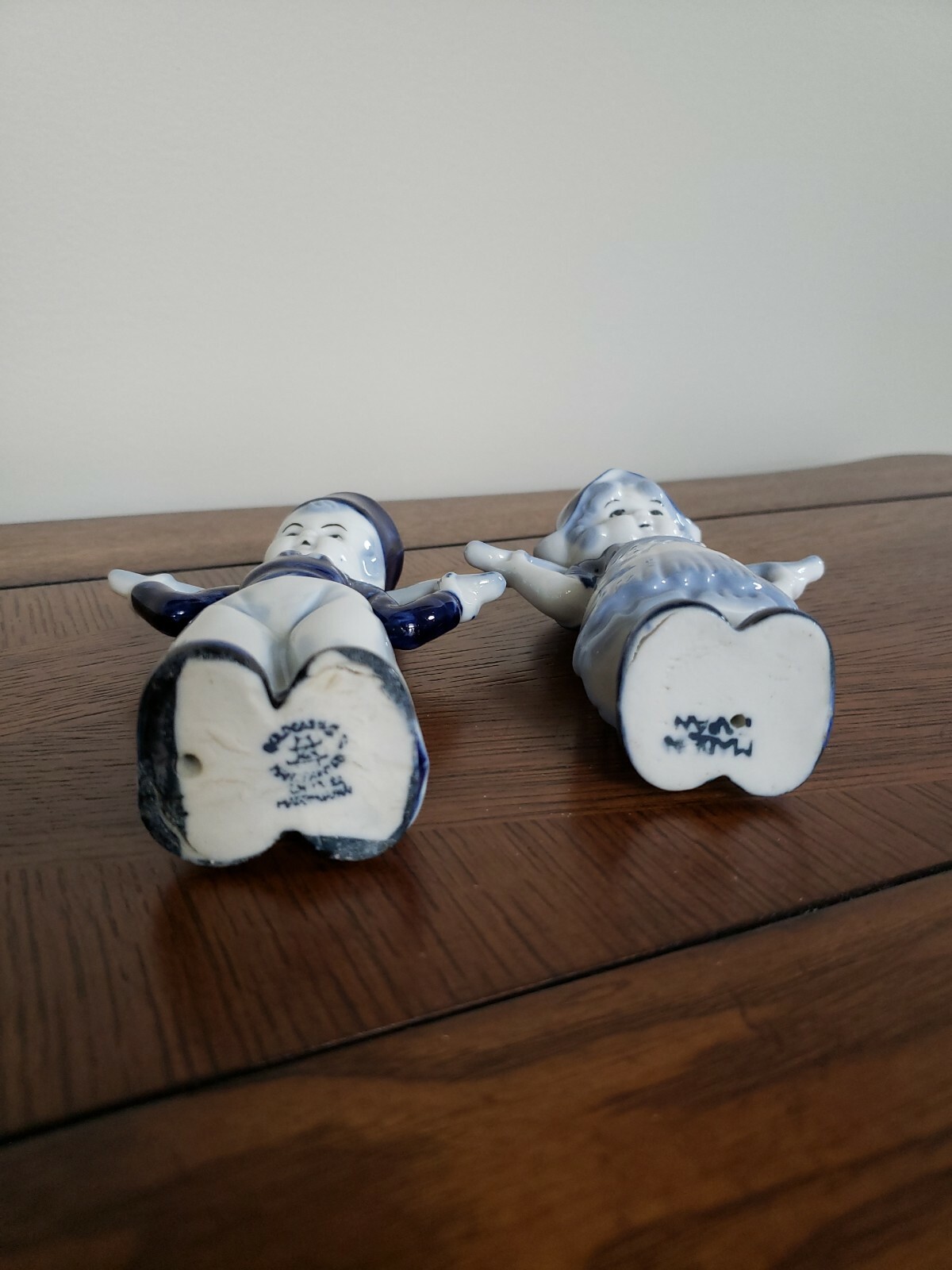 Vintage Blue And White Dutch Boy And Girl Figurines | eBay