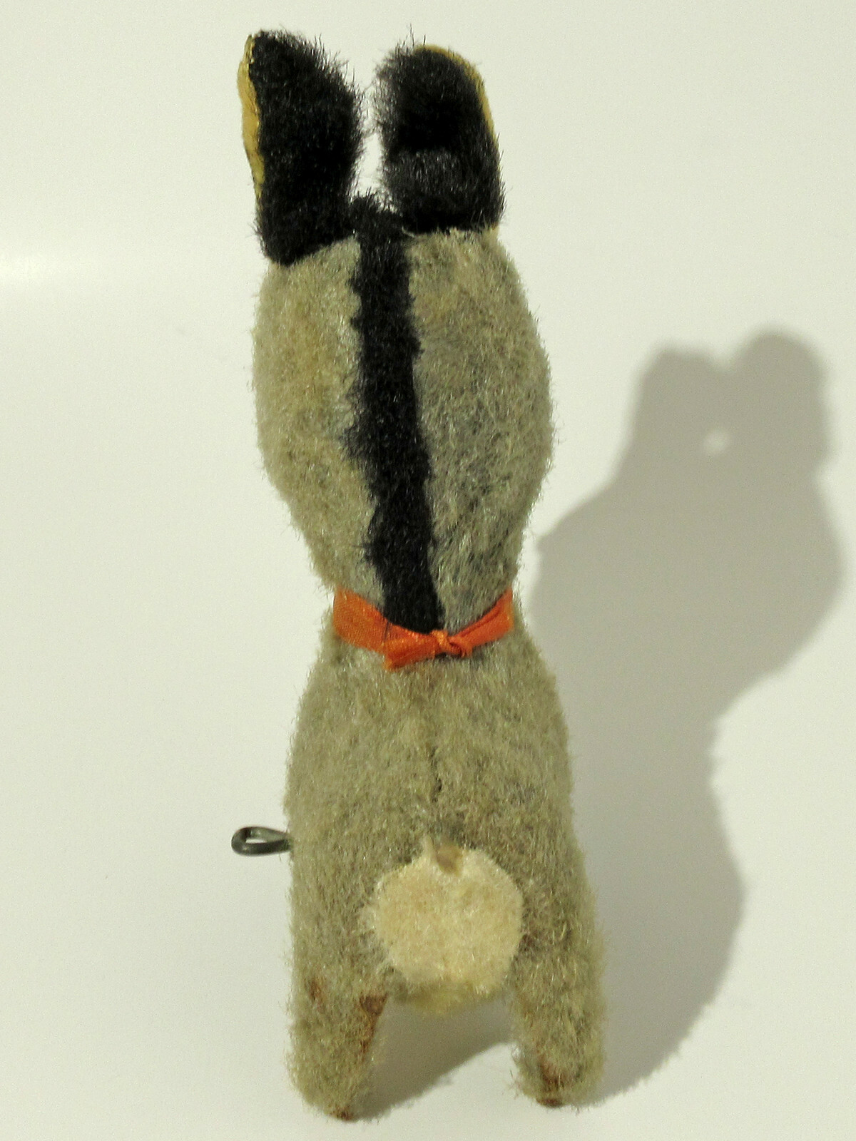 CUTE VINTAGE WINDUP PLUSH & TIN HOPPING GALLOPING DONKEY TOY JAPAN 1960 ...