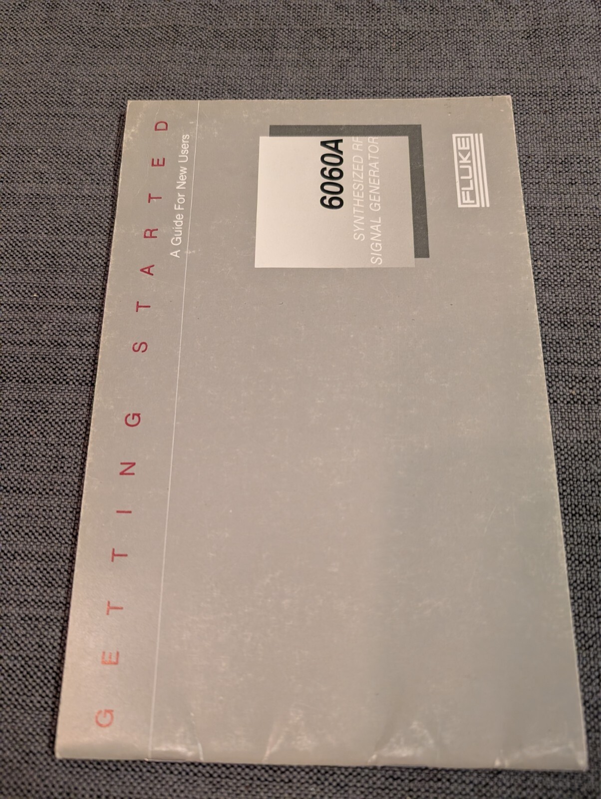 Fluke Model 6060A Synthesized RF Signal Generator - Getting Started ...