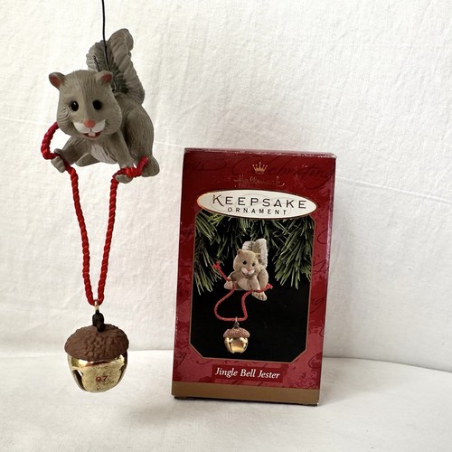 Jingle Bell Jester`1997`This Squirrel Shaking & Ringing A Bell-Hallmark ...