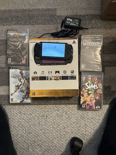 Sony PSP 3000 Console Entertainment Pack IN BOX TESTED SEE PHOTOS ...