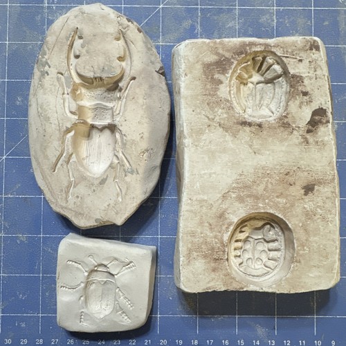 Ceramic Casting Slip Clay Plaster Mold Set Of 3 Beatles Stamps | eBay