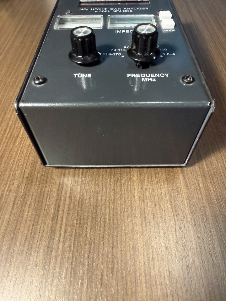 MFJ 259B HF/VHF Antenna Analyzer / SWR Meter / Frequency Counter | eBay