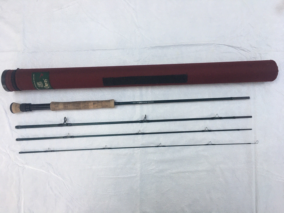 Orvis TLS Power Matrix 906-4 Pieces (S) Tip Flex 9’ 6wt Fly Rod w/Case ...