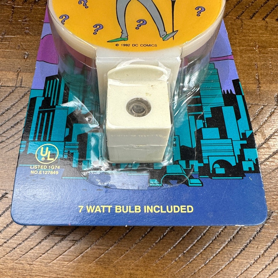 Vintage The Riddler Automatic Scenic Sensor Night Light - 1994 (Sealed ...