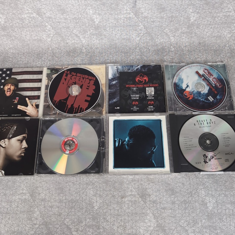 16 CD Lot (RAP HIP-HOP) 2-Pac Bone Thugs Mystikal 8ball Lil Wayne 1990 ...