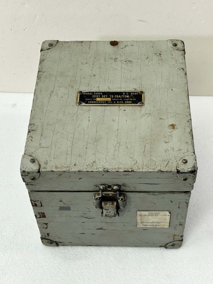 Vintage US Army Signal Corps TS-26A/TSM Test Set | eBay