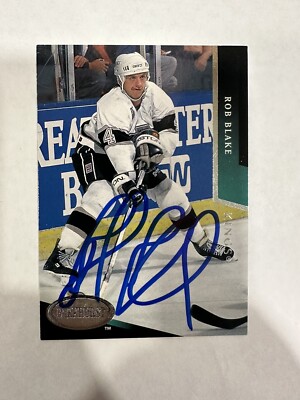 Rob Blake 1993 Parkhurst #94 Los Angeles Kings Autograph Card | eBay