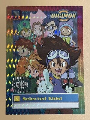 Digimon Animated Series Exclusive Preview SELECTED KIDS Holo Card #1 of ...