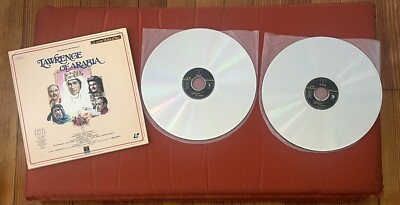 LAWRENCE OF ARABIA 2 Laserdisc LD Set Pan & Scan Full Frame Stereo ...