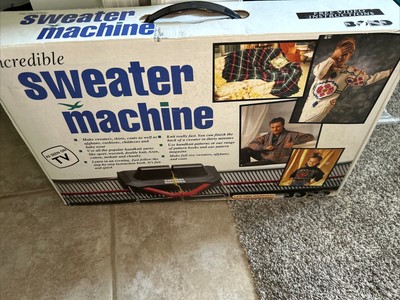 Bond Incredible Sweater Machine Knitting Machine - Black With Extension ...