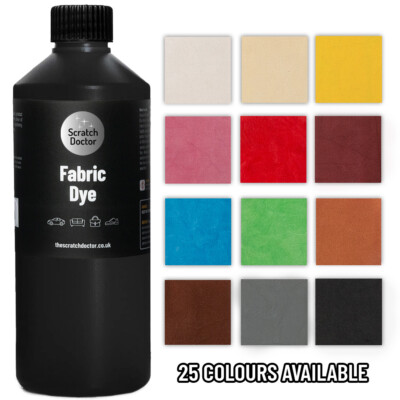 Fabric Dye/Paint. For use on clothes, upholstery, furniture, car seats ...