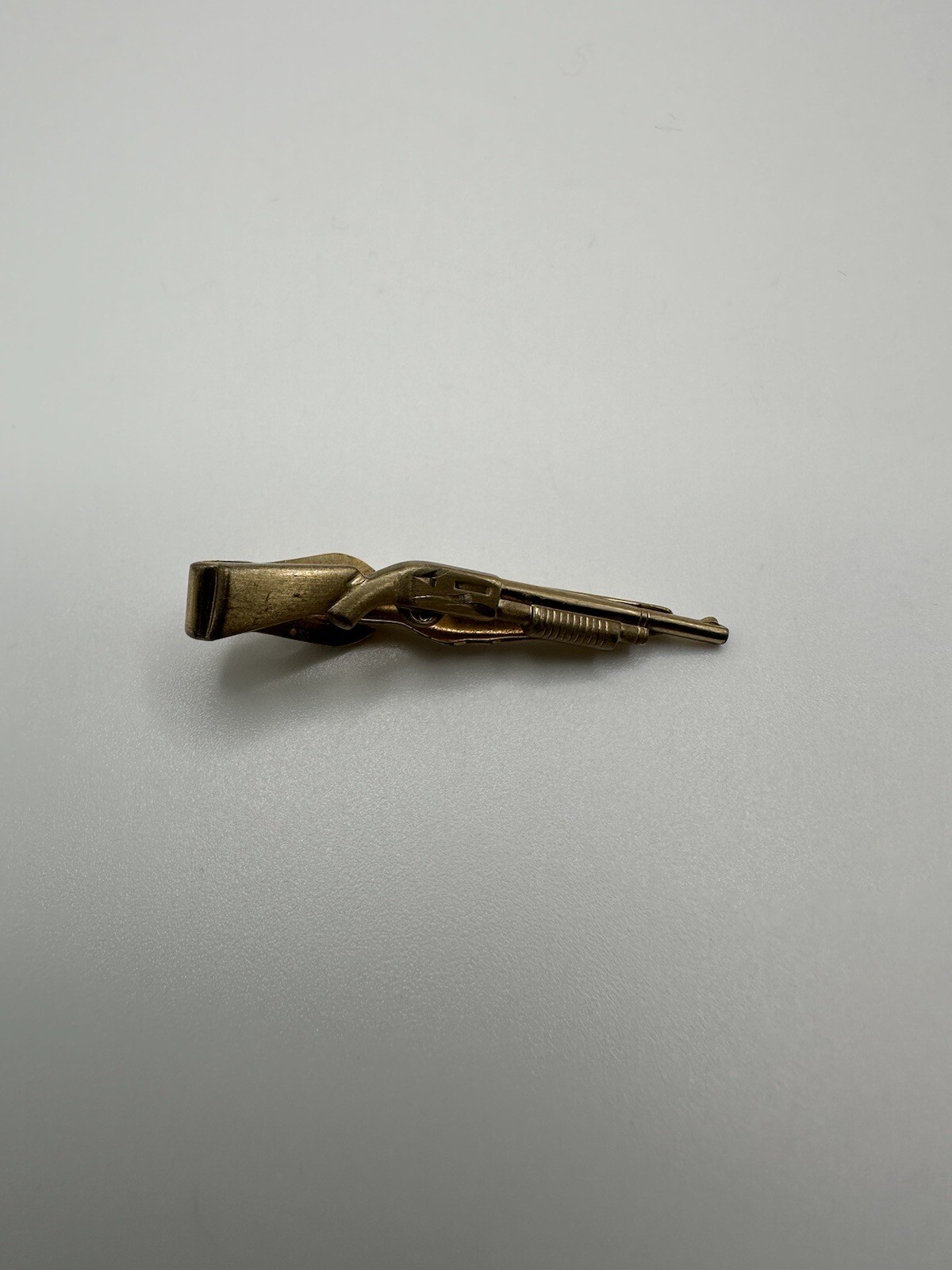 Vintage Swank Rifle Pump Shotgun Gun Tie Clip Bar Gol… - Gem