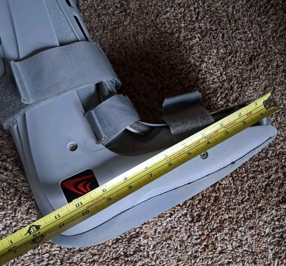 Breg Air Pump Ankle Medical Boot Walking Cast Foot Injury Brace - Size ...