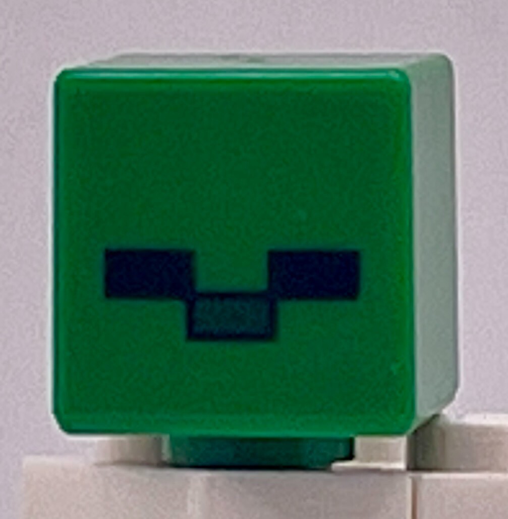 Zombie Minecraft Head
