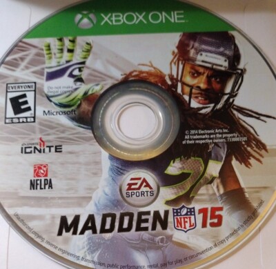 Madden NFL 15 (Microsoft Xbox One disc only, 2014) 14633733082| eBay
