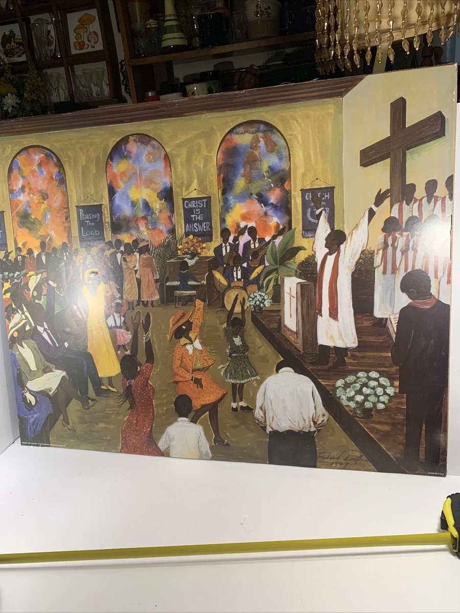 Black Church Praise Art