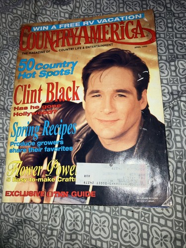 Country America Magazine April 1993 Clint Black Wayne Newton | eBay