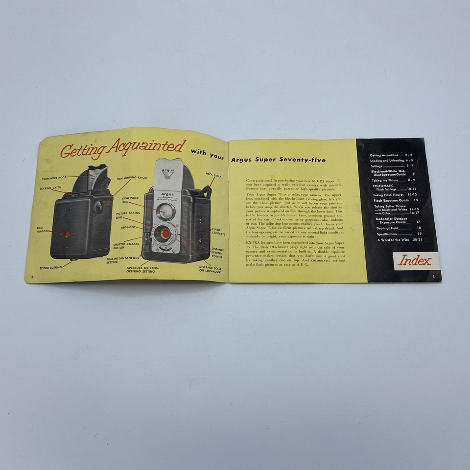 Vintage Photography Camera Books Photographers Handbook Argus Guide To ...